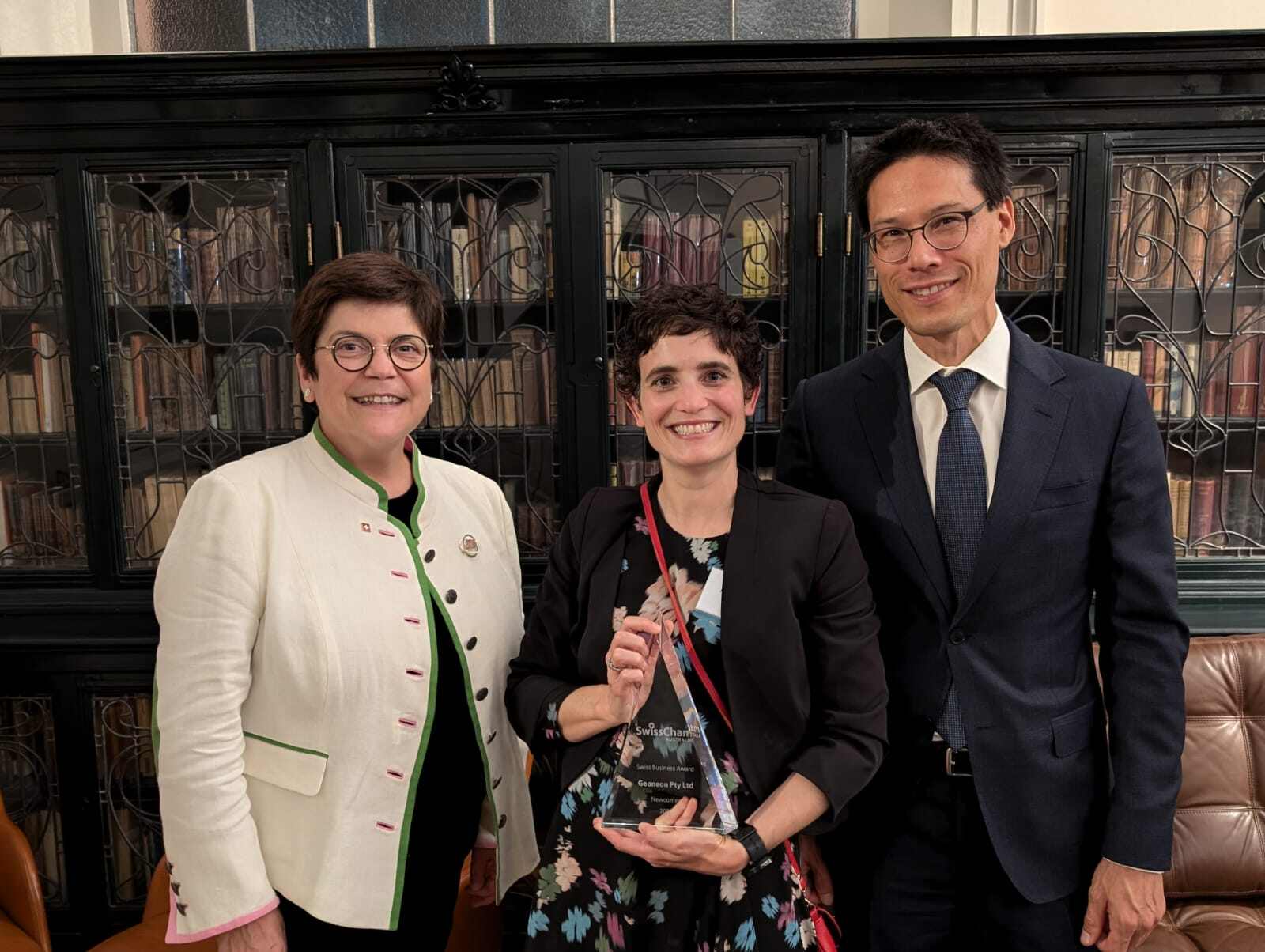 Geoneon Wins SwissCham Australia’s Newcomer of the Year Award